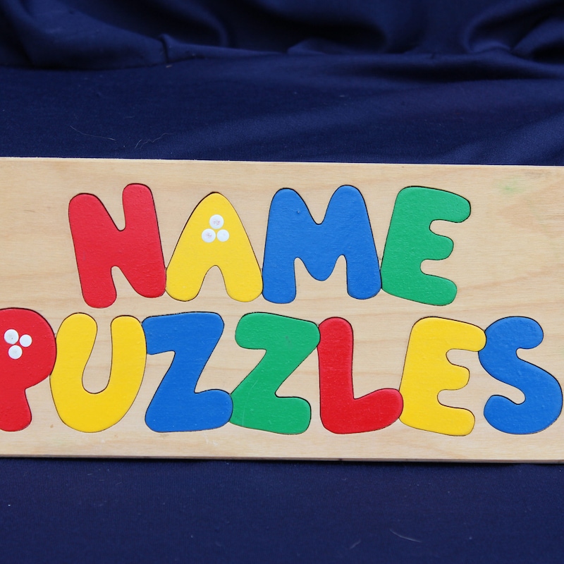 Name Puzzle - Etsy