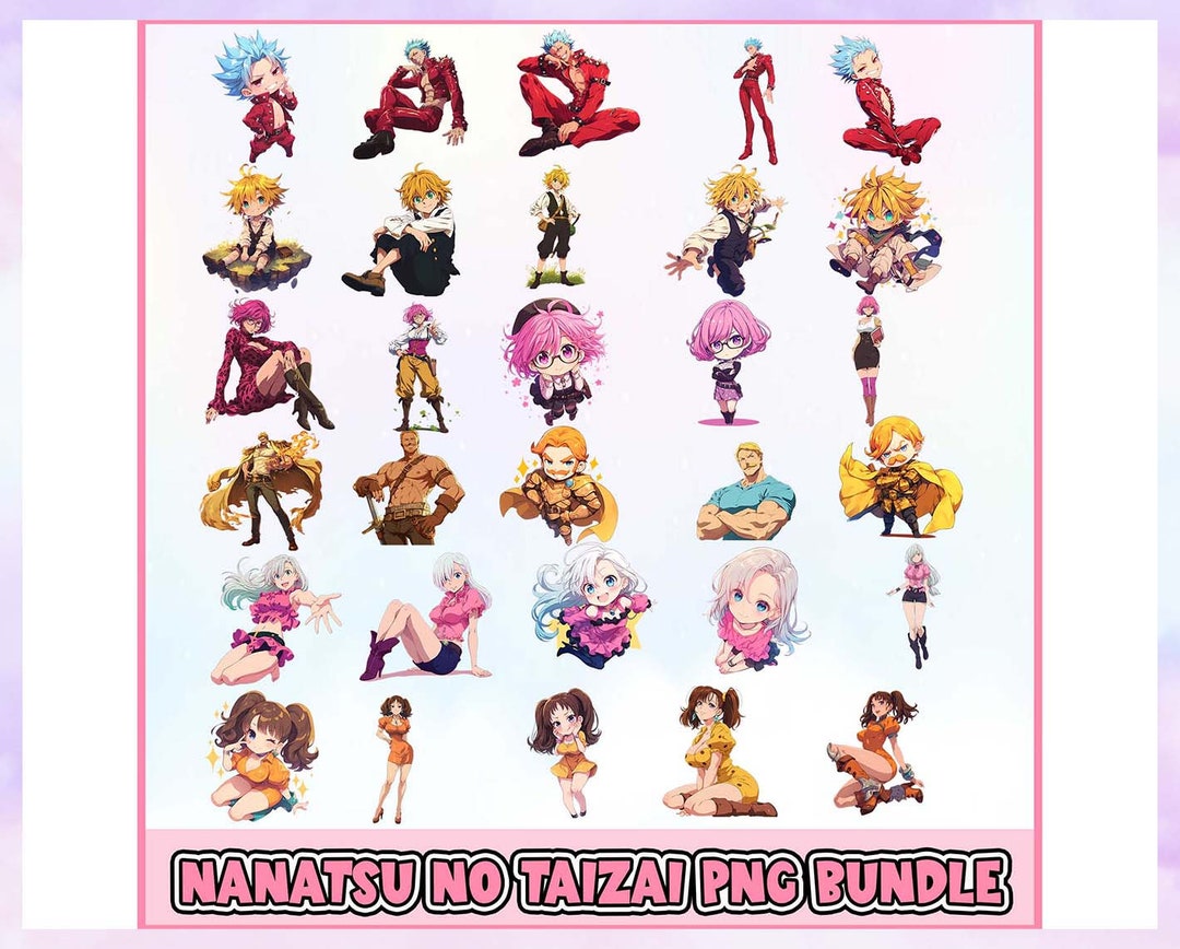 Nanatsu No Taizai Png Bundle, Anime Mystery Item, the 7 Deadly Sins ...