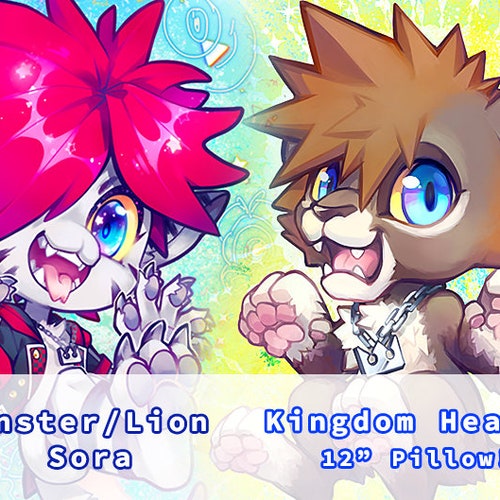 Kingdom Hearts Sora Lion King Monster KH Pillow - Etsy