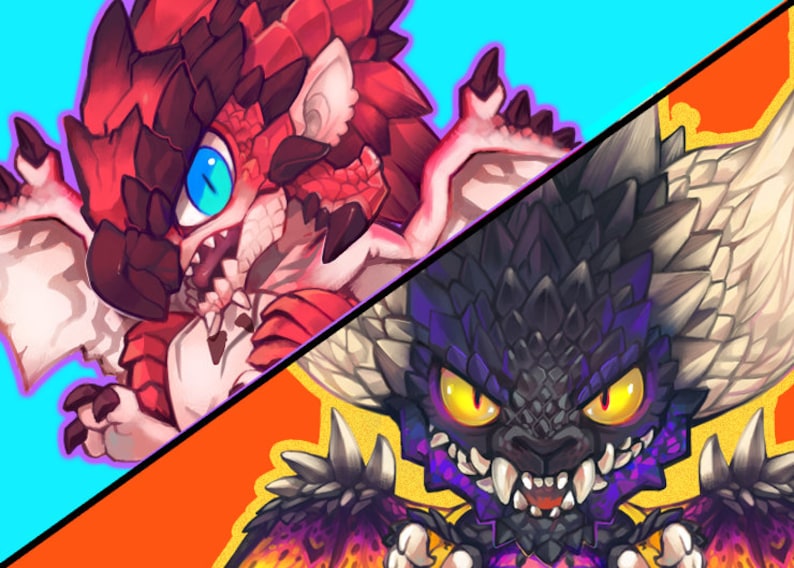 Monster Hunter World MHW Rathalos Nergigante Plush Pillow Dragon - Etsy