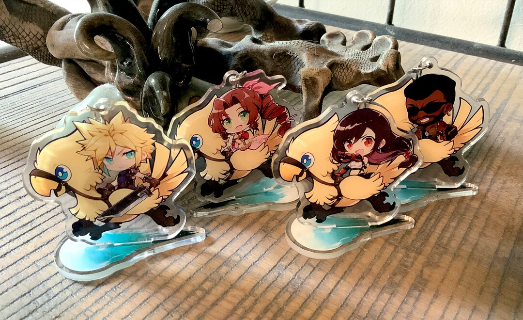 Final Fantasy 7 FF7 2.5 in Keychain Charm - Etsy
