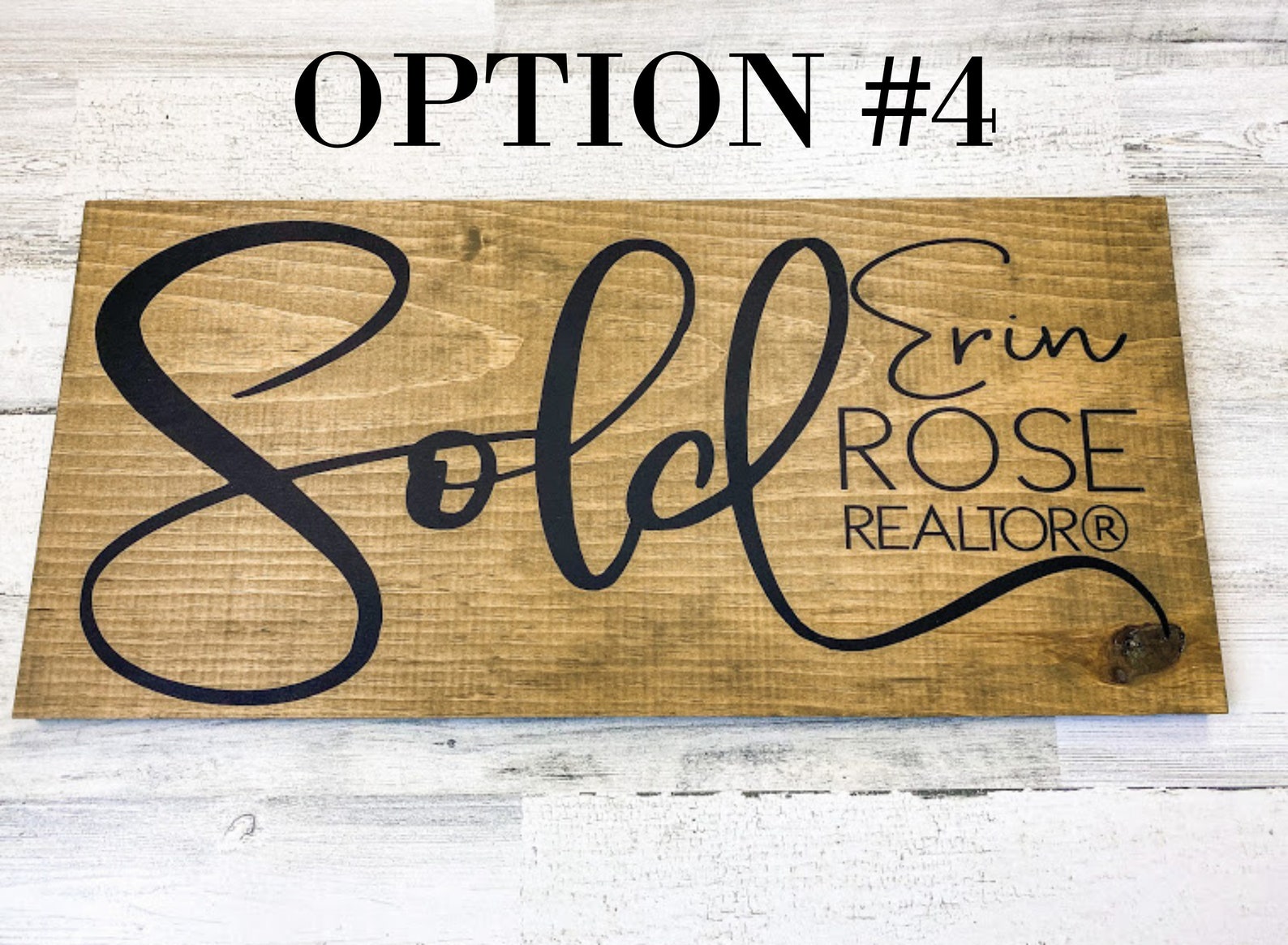Sold Real Estate Sign Custom Sold Sign for Real Estate Agent - Etsy