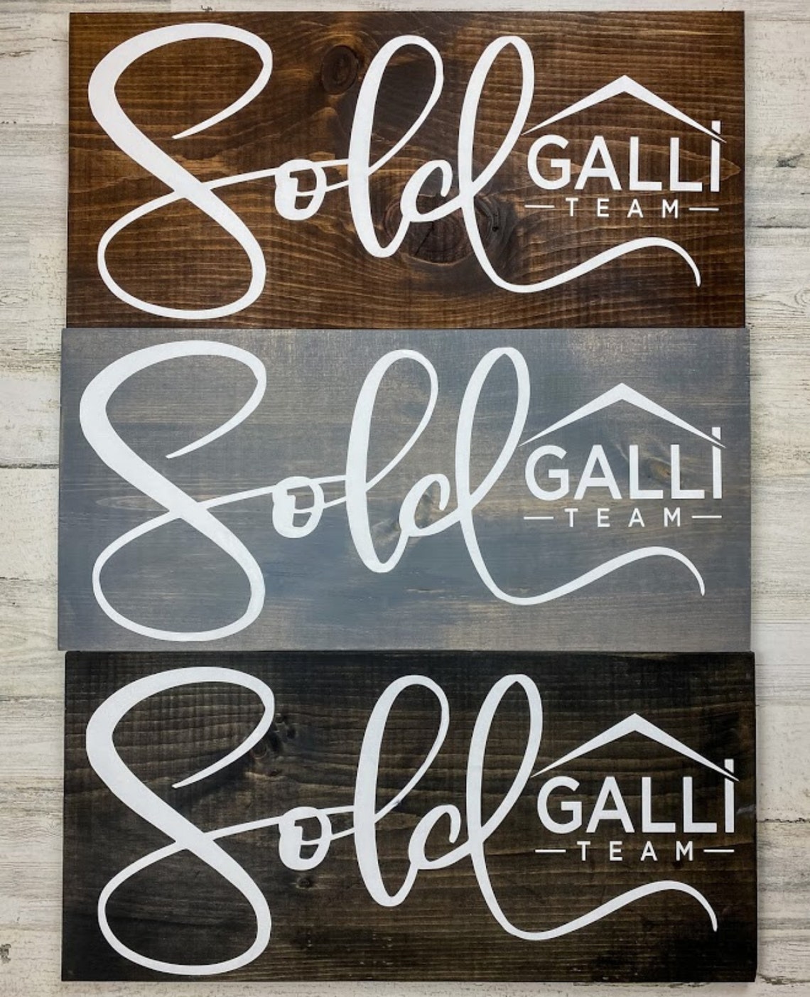 Custom Realtor Sold Sign Sold Sign For Real Estate Agent | Etsy