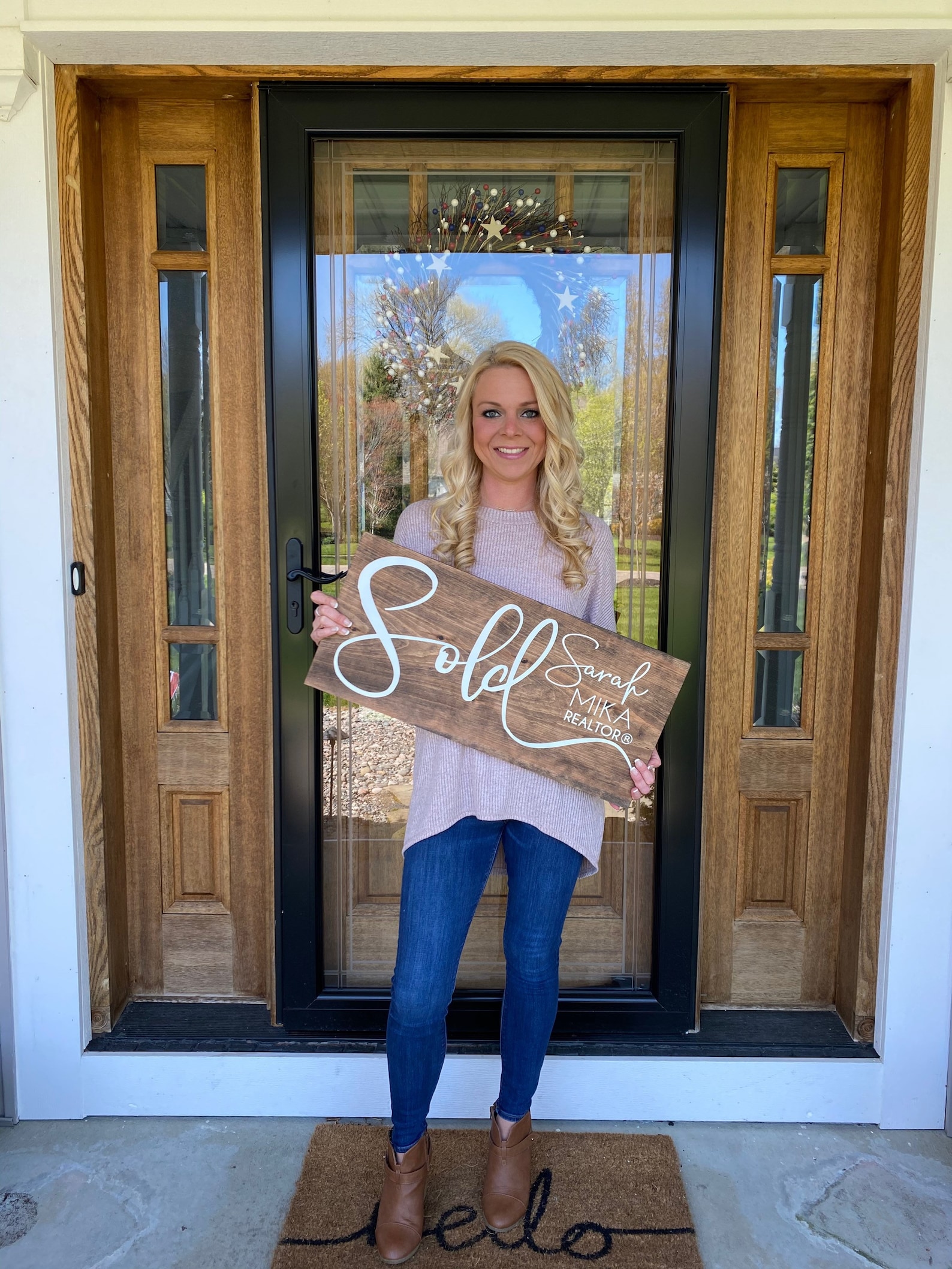 Sold Real Estate Sign Custom Sold Sign for Real Estate Agent - Etsy