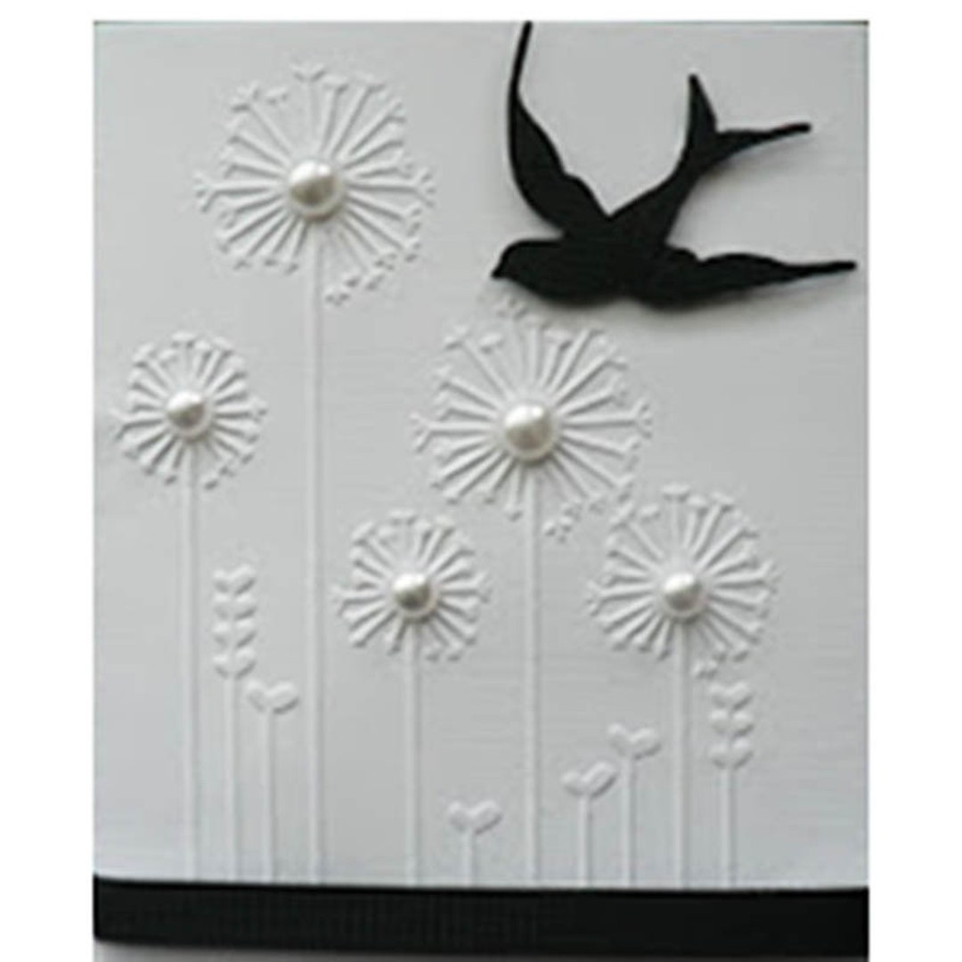 Dandelion Background Embossing Folder for Card Making Stationary Paper ...