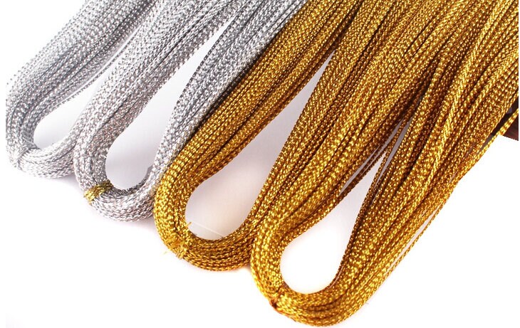 1600yards Mix 16colors Thread Metallic Tinsel String Cord 1mm | Etsy