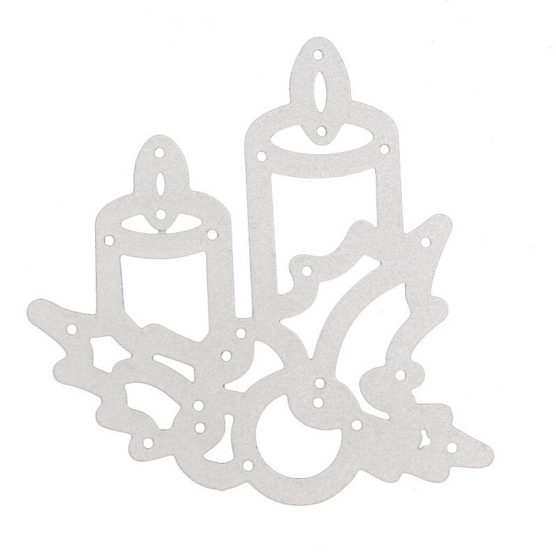 Christmas Candles Die Cut Metal Cutting Dies Carbon Steel - Etsy