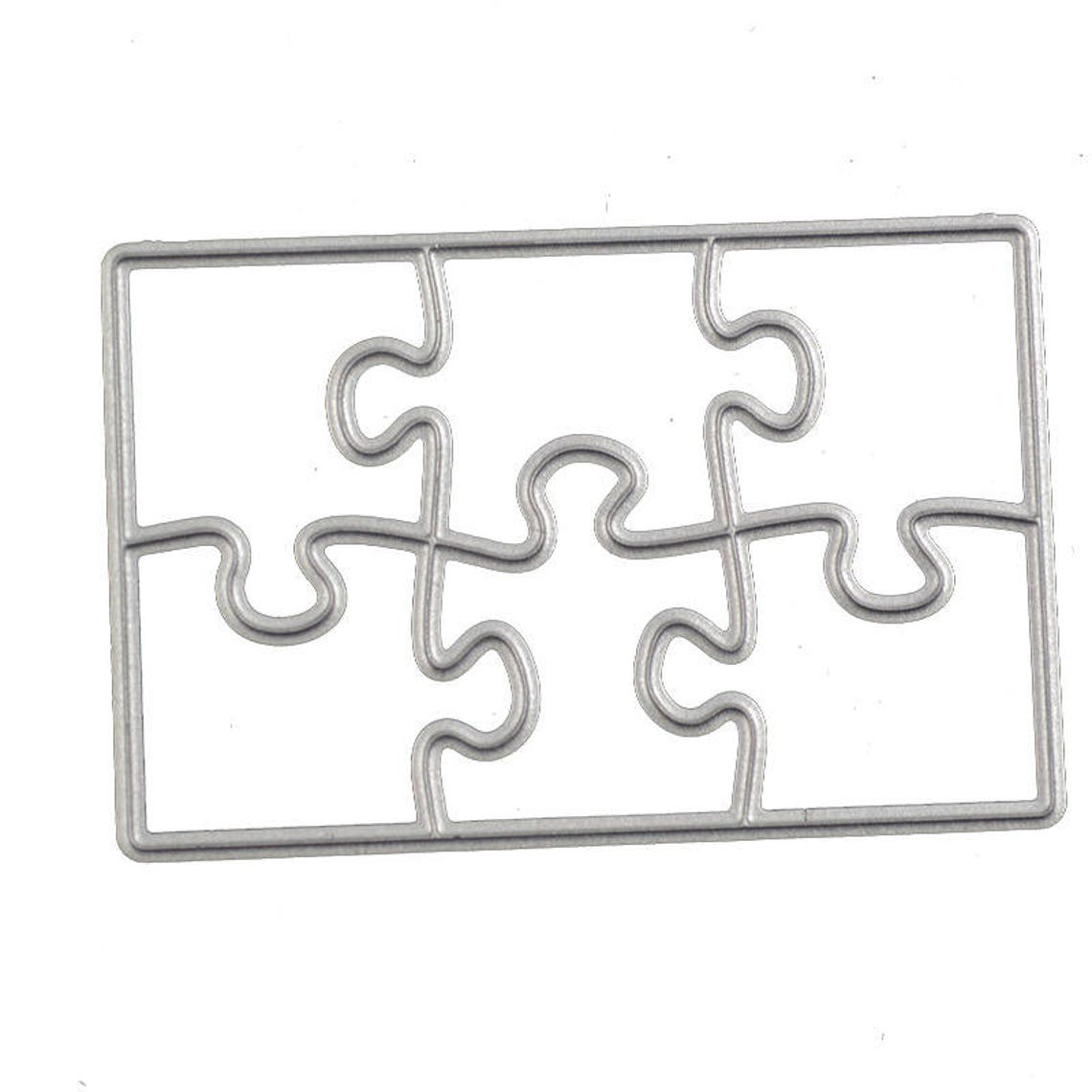 Puzzle jigsaw metal die stencil cutting die carbon steel DIY | Etsy