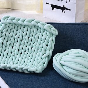 250gram Super Thick Chunky Yarn Cotton Tube Yarn Merino Wool | Etsy