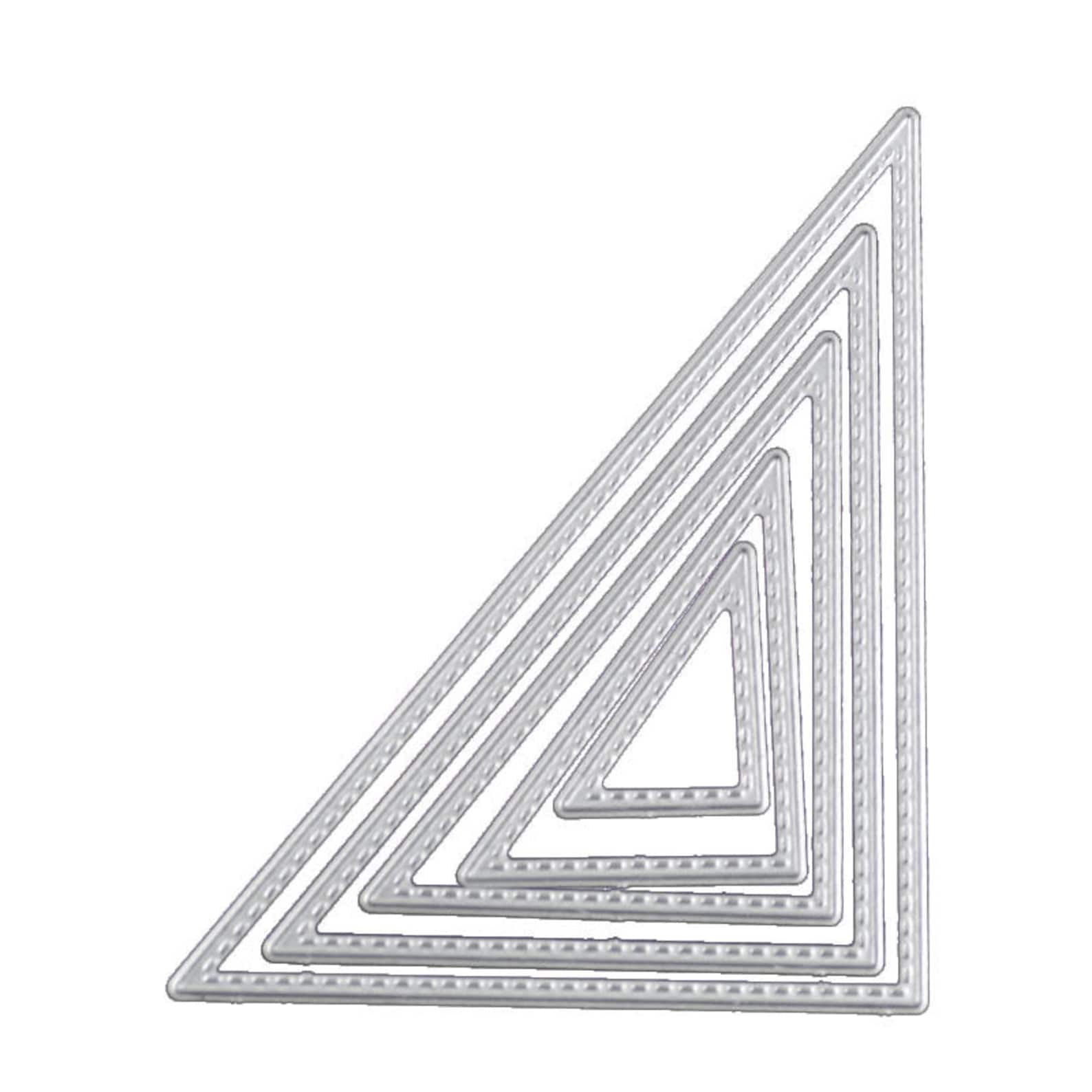 5pcs/set Triangles Frame Die Metal Die Stencil Cutting Die - Etsy