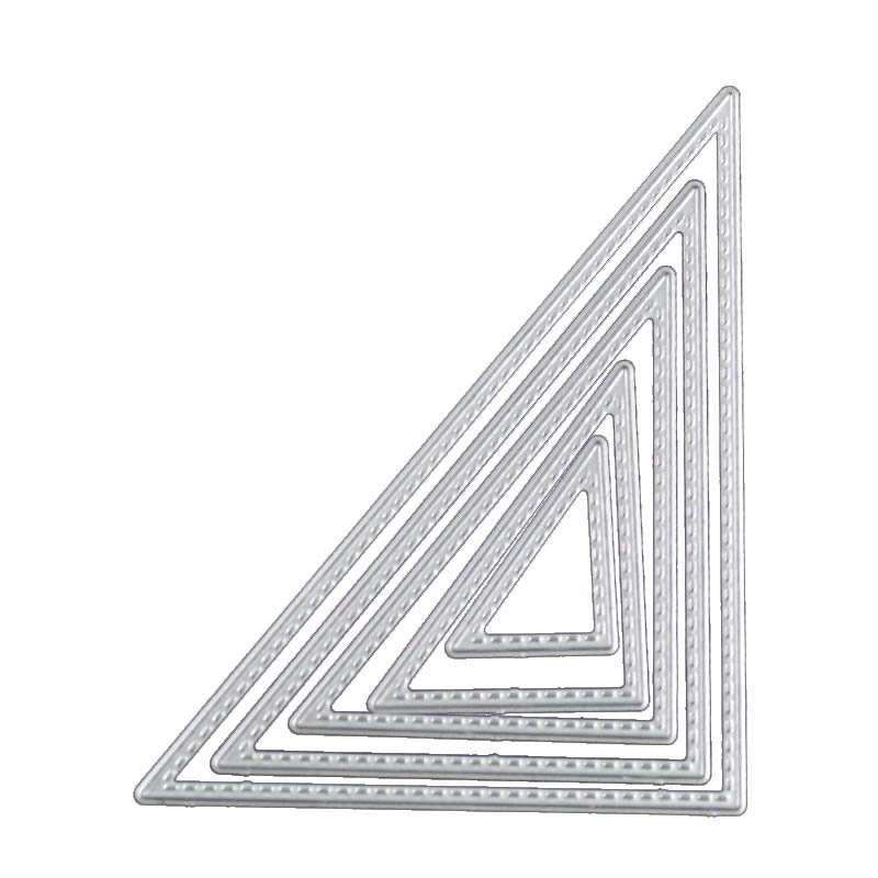 5pcs/set Triangles Frame Die Metal Die Stencil Cutting Die - Etsy