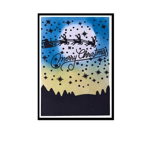 Christmas Series Background Embossing Folder/embossed Folder for Card ...