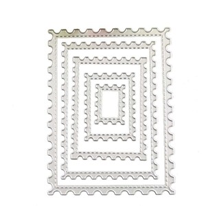 5 Frames Metal Cutting Dies Stencils Embossing Card Scrapbooking Album ...