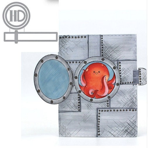 Round and Square Pull Gif Metal Cutting Dies Stencils - Etsy