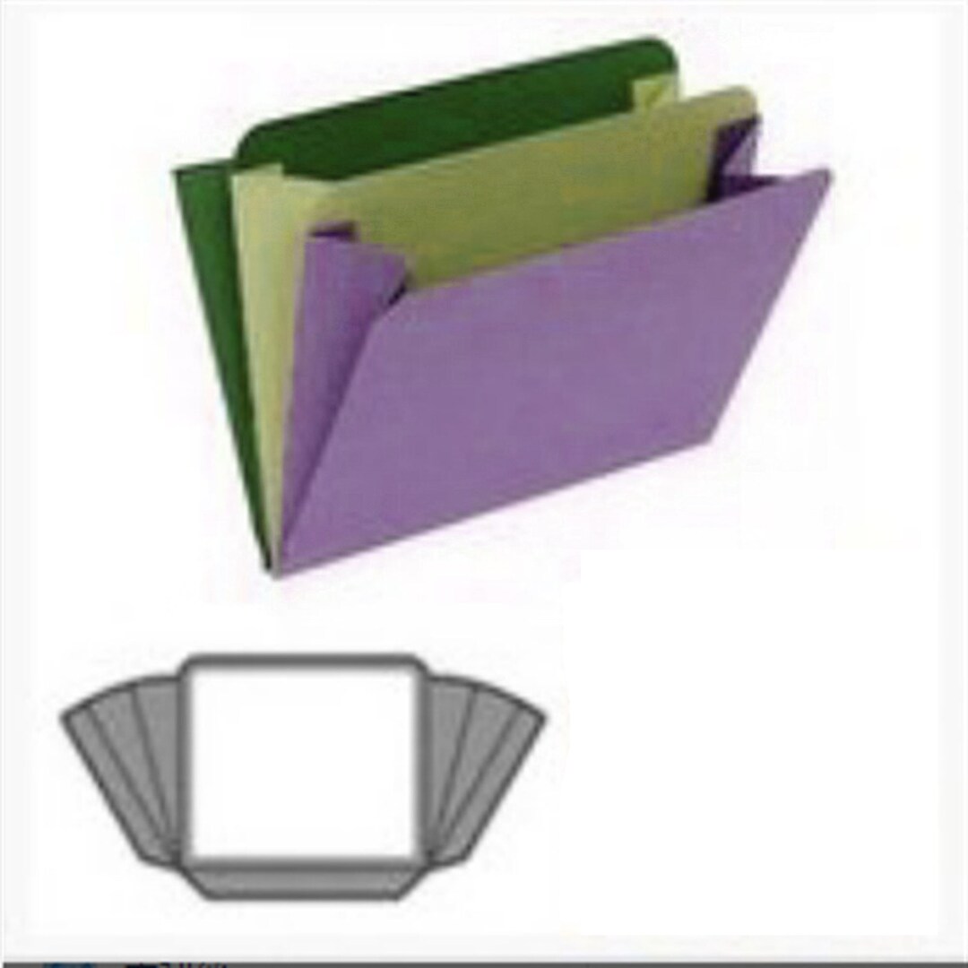 Mini File Folder Metal Cutting Dies /stencils/ Embossing Card ...