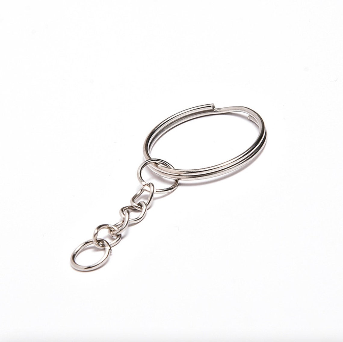 100PCS Split Key Ring With Chain and Jump Ringssplit Key Ring - Etsy