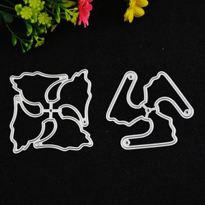 Mini Windmill Die Metal Die Stencil Cutting Die Carbon Steel DIY ...