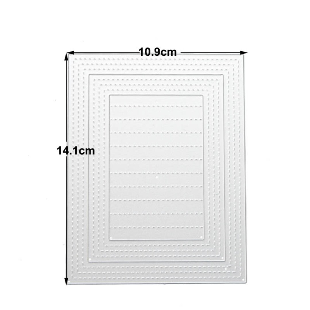 Stitched Frame Metal Cutting Die for Card Making - Etsy