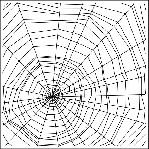 Spider web Background transparent clear stamp for DIY | Etsy