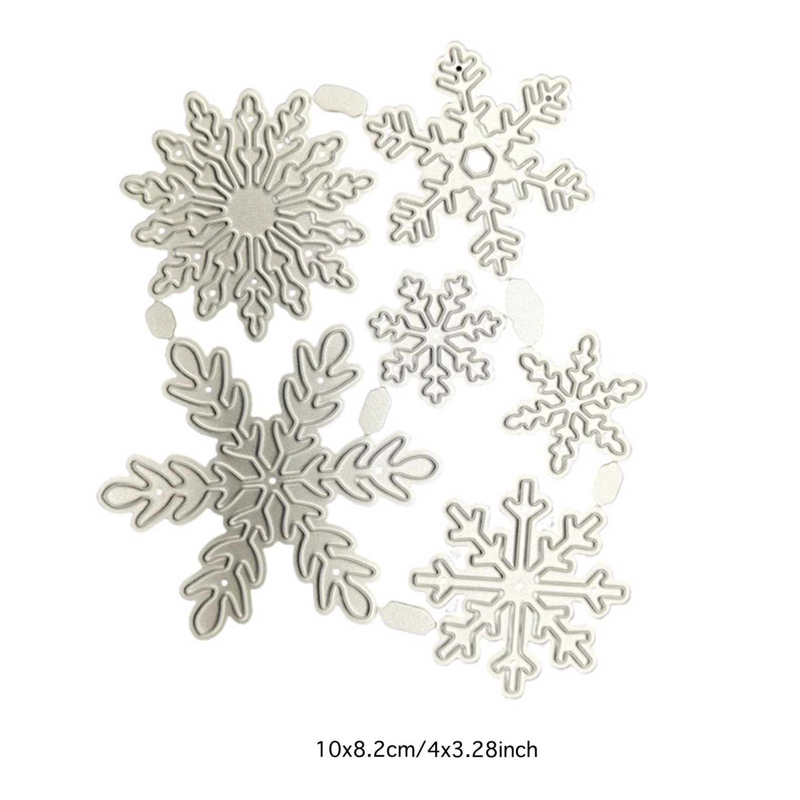 6 Snowflakes Metal Die Stencil Cutting Die Carbon Steel DIY - Etsy