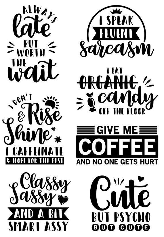 Funny Words Transparent Clear Stamps Rubber Seals for DIY | Etsy