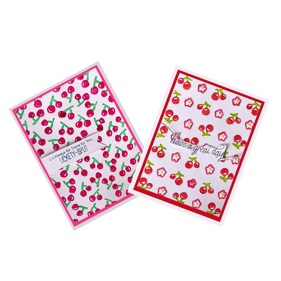 Fruits Berries Background Embossing Folder/embossed Folder for Card ...