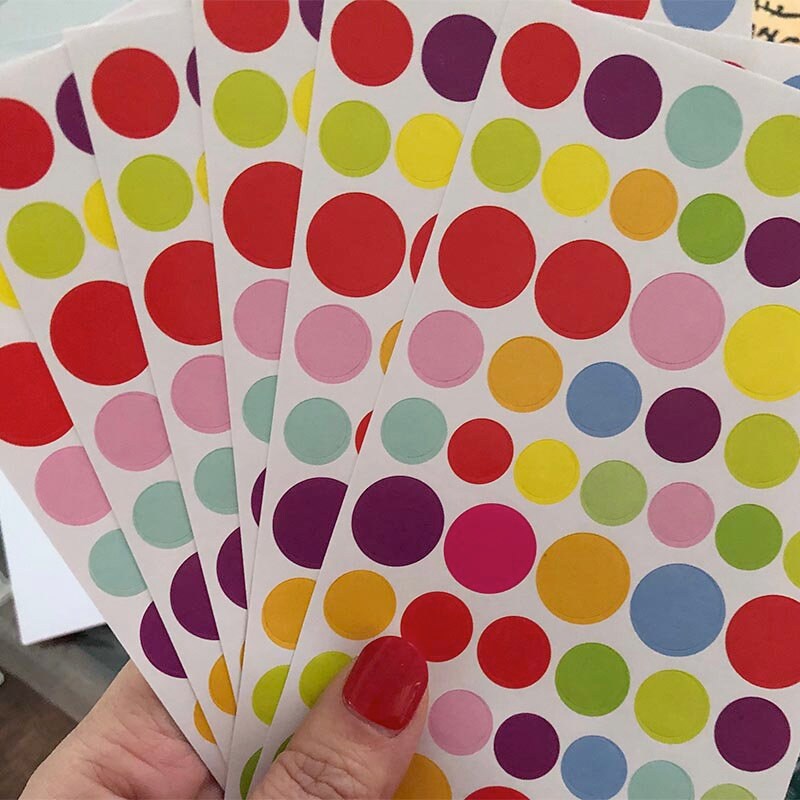 18sheets Starheartround Circle Paper Stickers for Decorating - Etsy