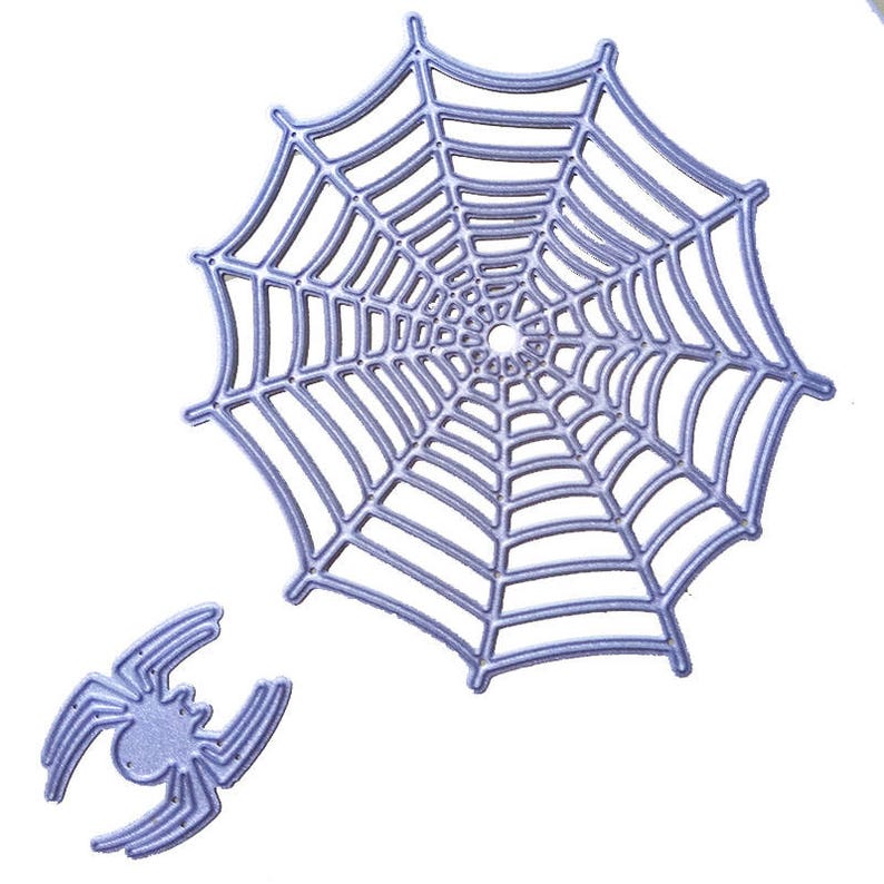 Spider Web Carbon Steel Die Halloween Card Making Cutting Die | Etsy