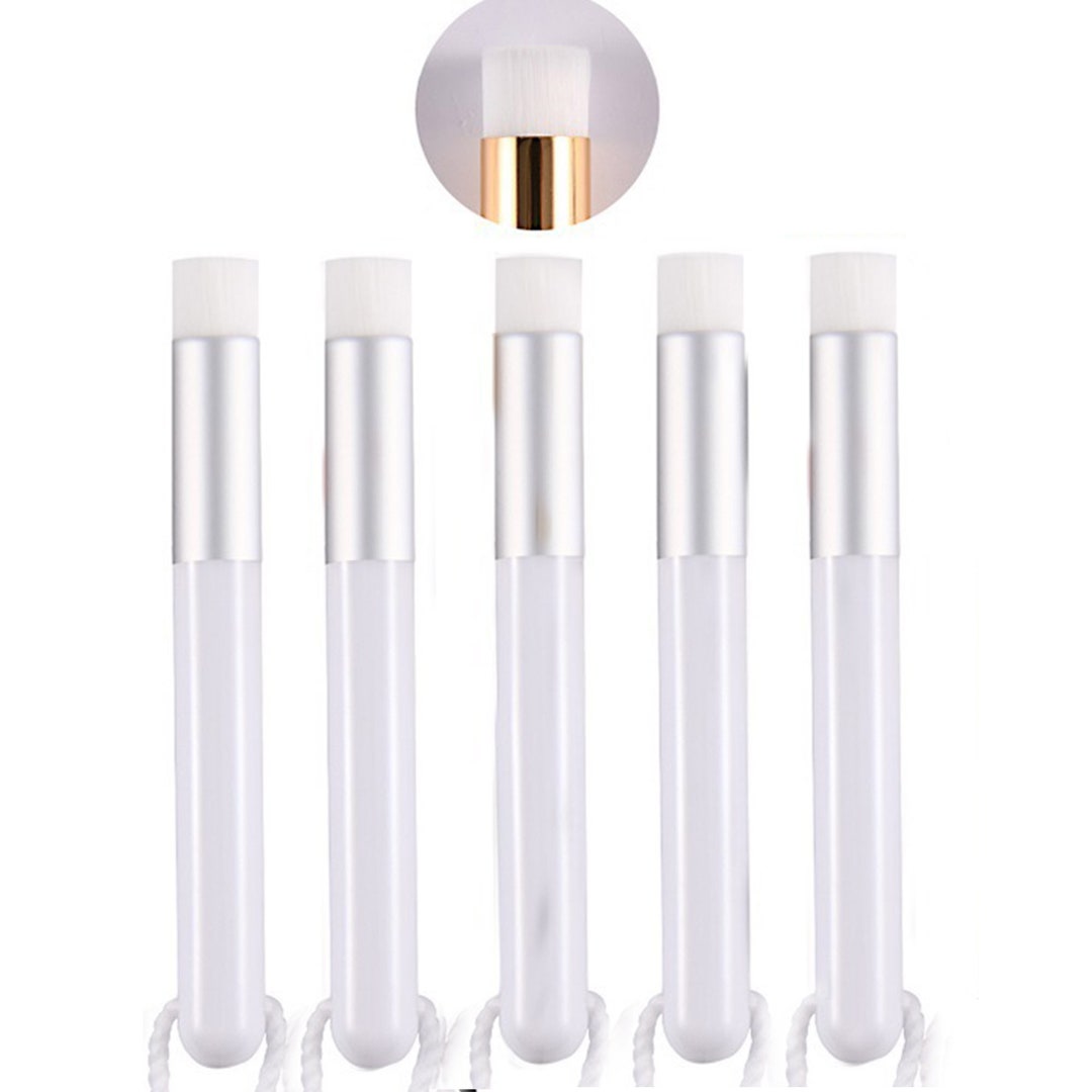 5 Small Craft Ink Blending Brushes/flat Round Head Brushes - Etsy