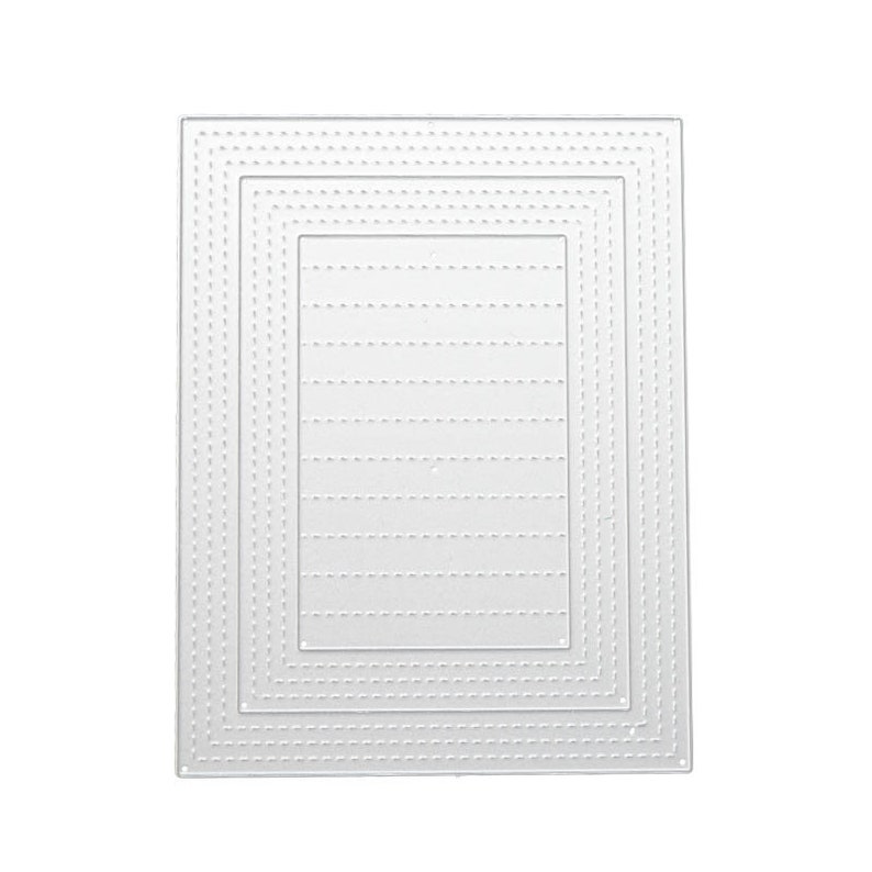 Stitched Frame Metal Cutting Dies, Card Scrapbooking Template - Etsy