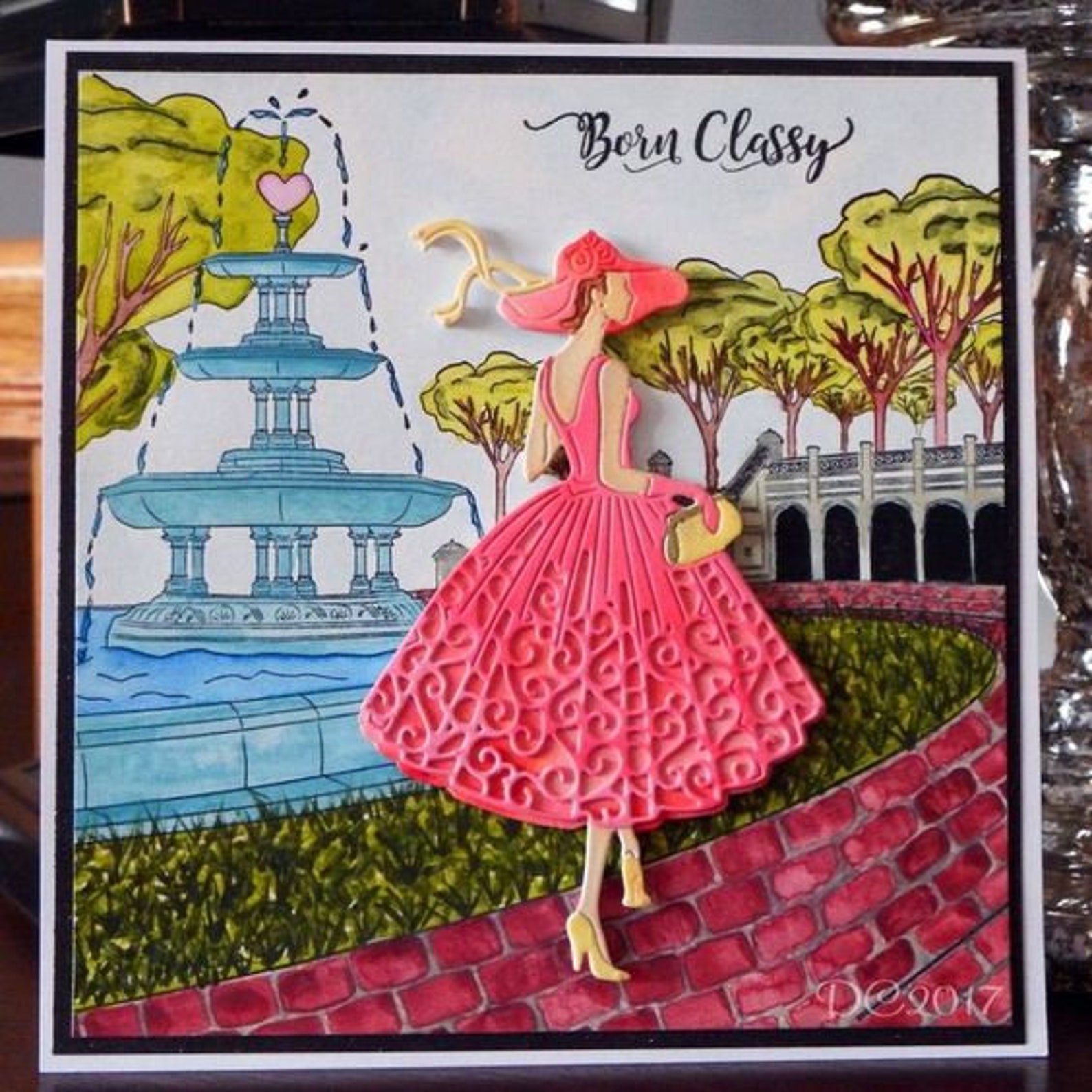 Graceful Lady Metal Die Cut| Metal Cutting Die| Scrapbooking Die-cut ...