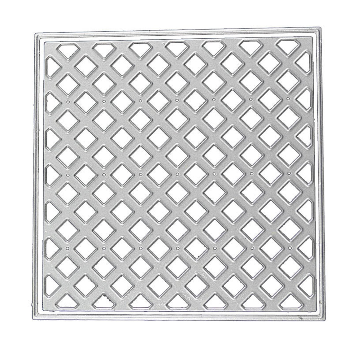 Square grids background Metal Cutting Die carbon steel Stencil | Etsy