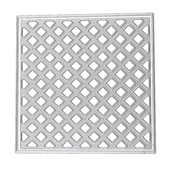 Square grids background Metal Cutting Die carbon steel Stencil | Etsy