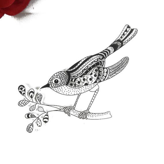 Bird Clear Stamp Rubber Seal for Card Making DIY Scrapbooking - Etsy