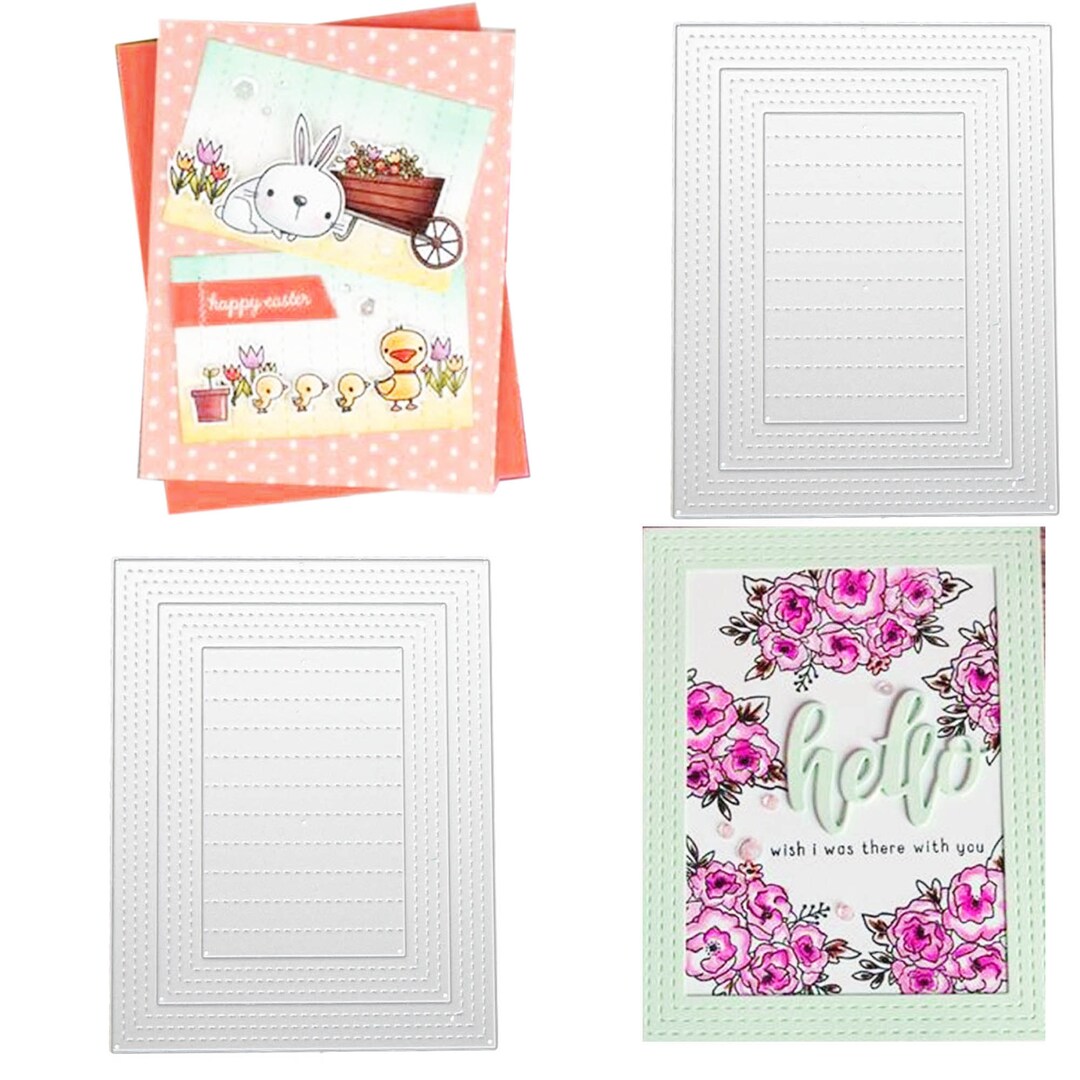 Stitched Frame Background Metal Cutting Die/metal Die Cut/stencils ...
