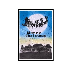 Christmas Series Background Embossing Folder/embossed Folder for Card ...