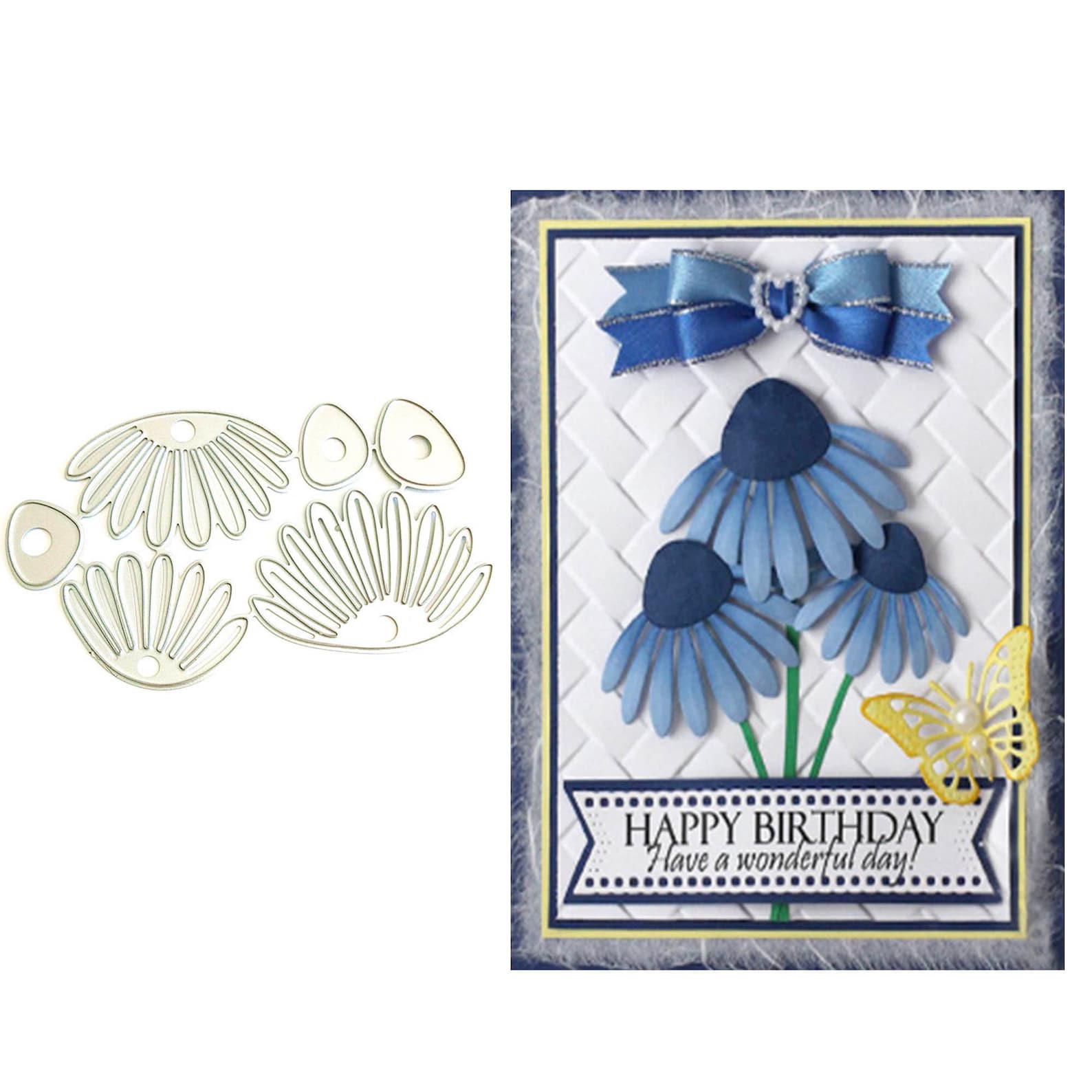 Daisy Flower Metal Cutting Dies Stencils Embossing Card Scrapbooking ...
