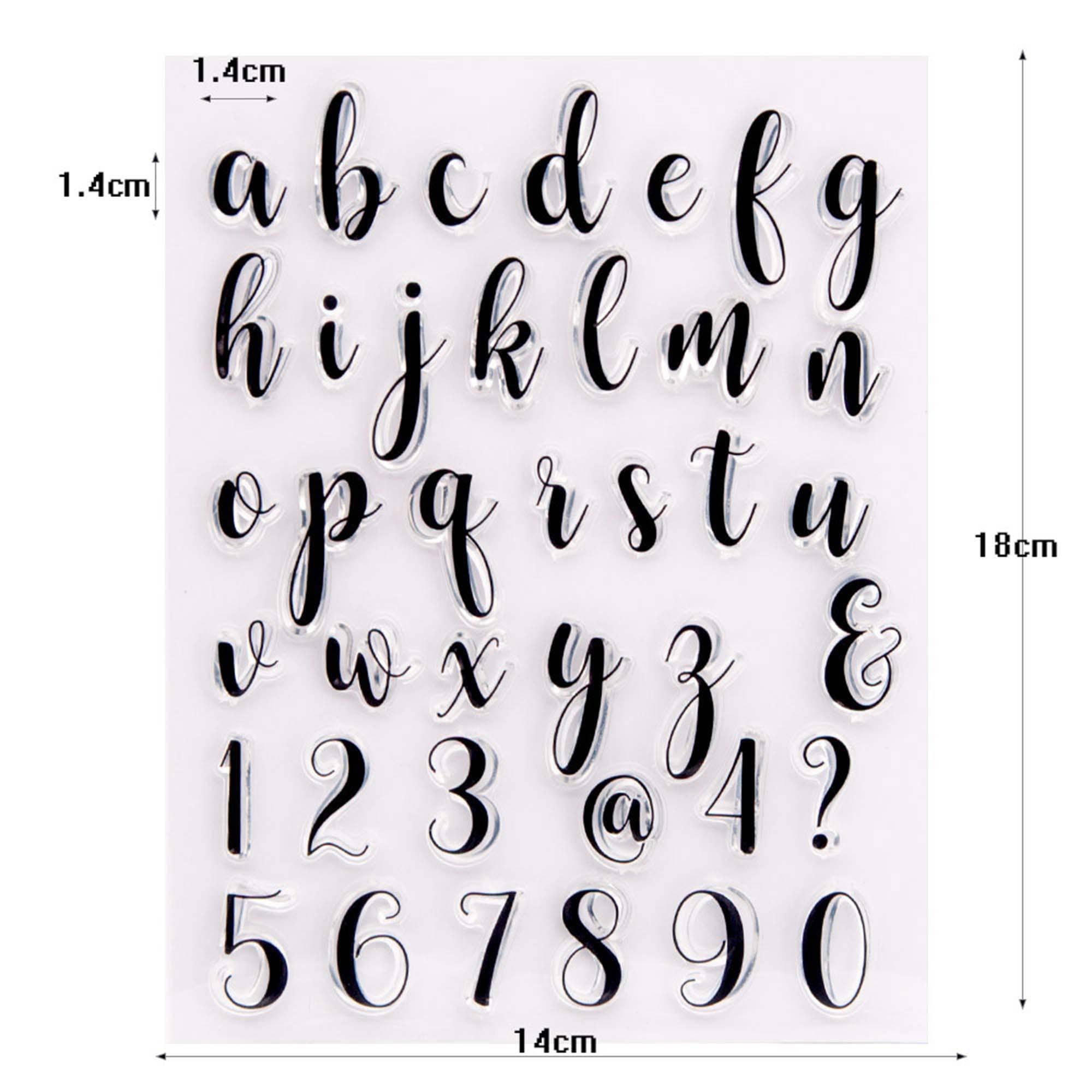 Lowercase Alphabets Transparent Clear Stamp for DIY - Etsy