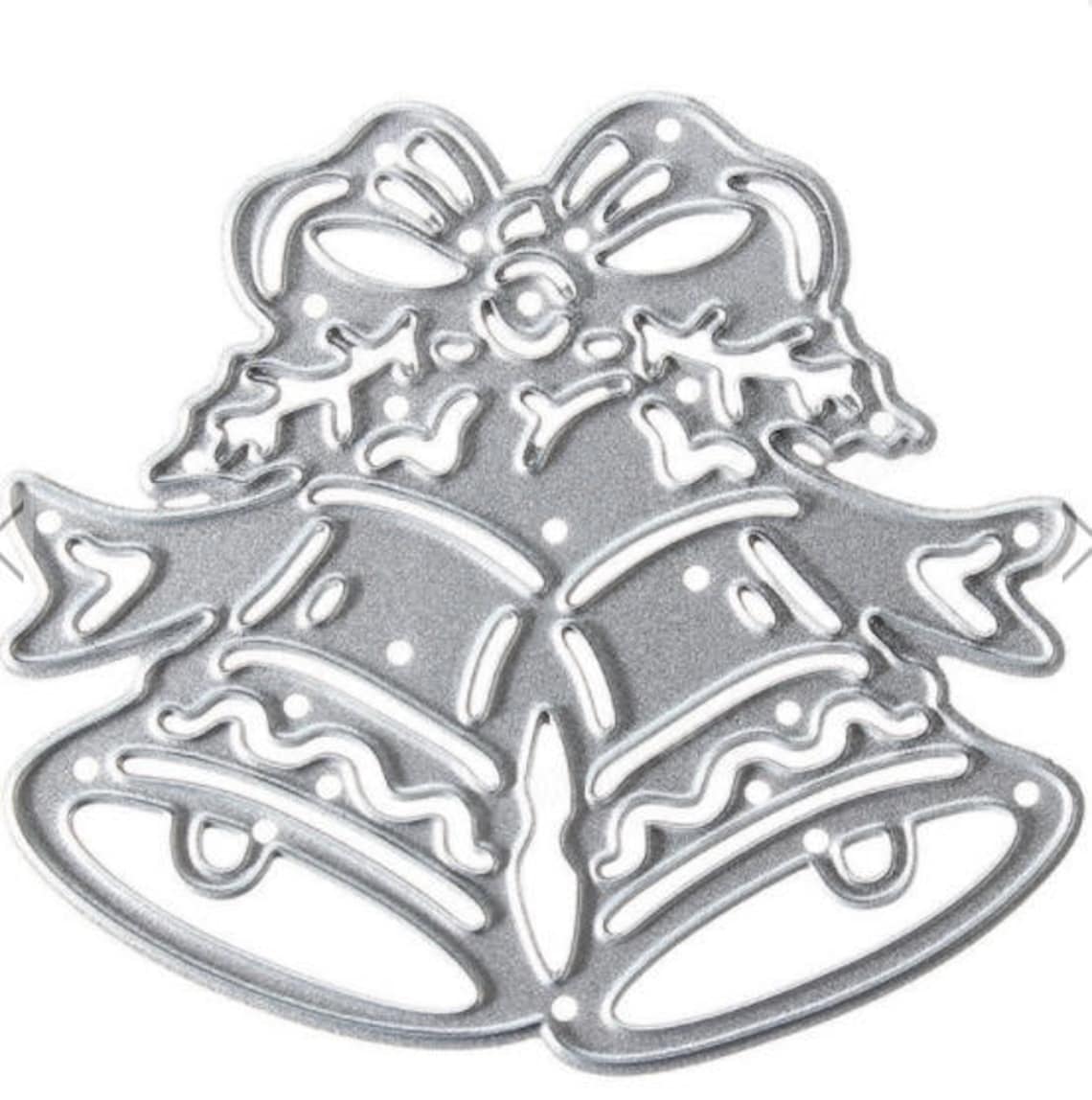 Christmas Jingling Bell Metal Cutting Dies DIY Die Cut Stencil | Etsy