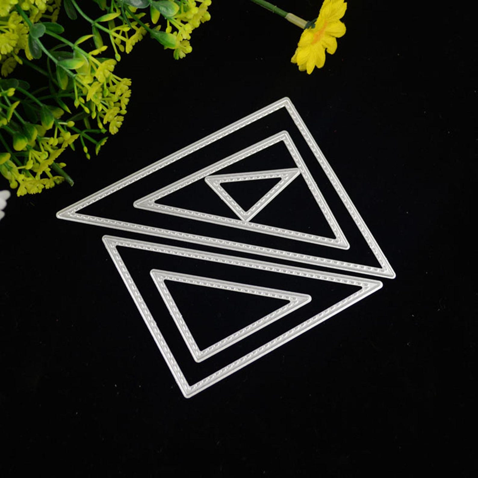 Triangle Frame Metal Cutting Dies, DIY Scrapbooking (5pcs/set) - Etsy