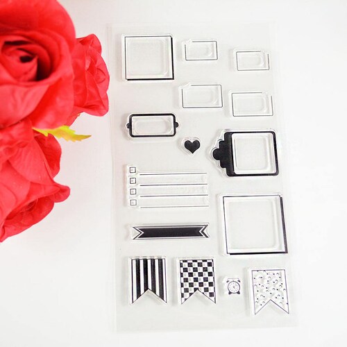 Paint Splatter Cling Rubber Stamp Mottled Paint Rubber Stamp | Etsy