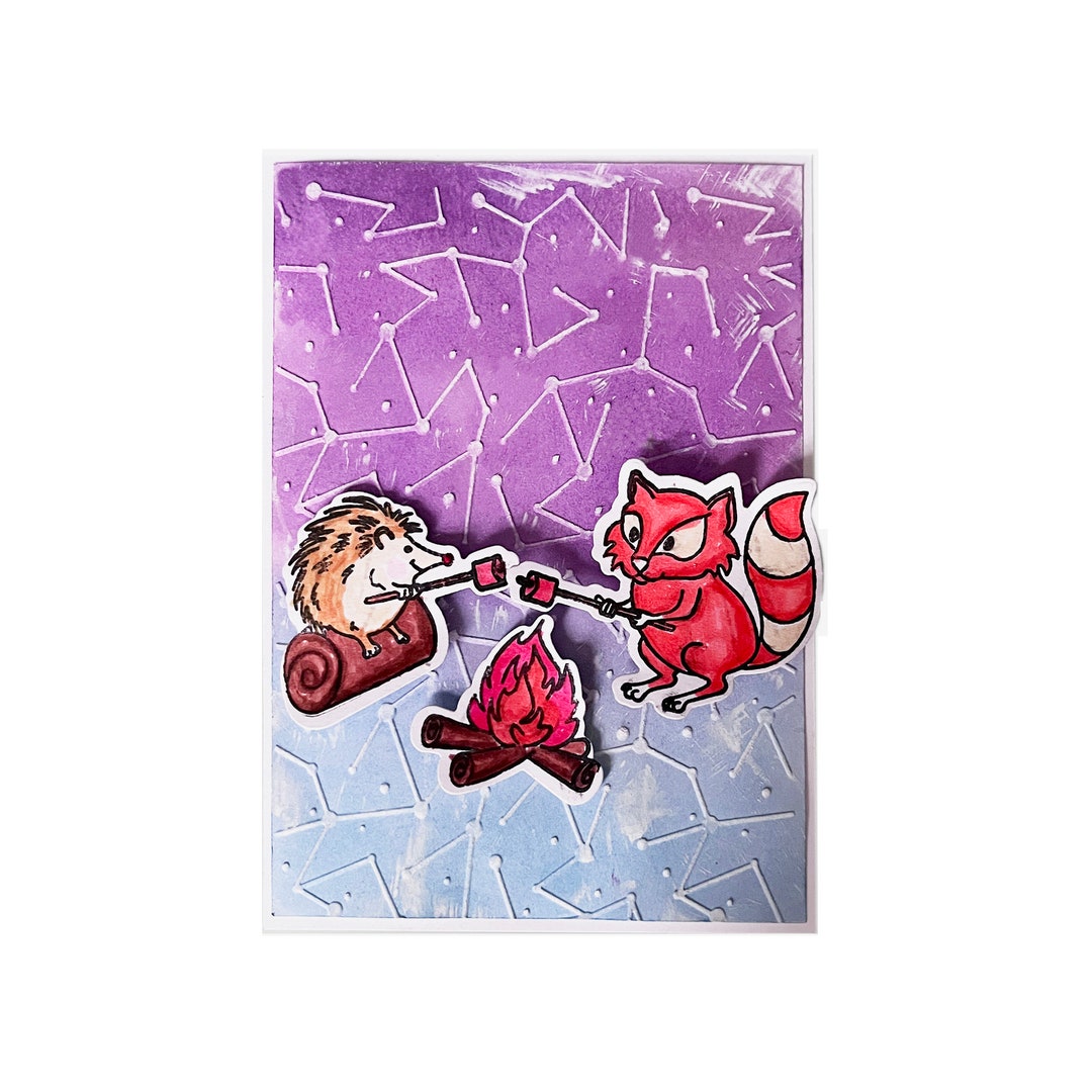 Constellation Background Embossing Folder/plastic Embossed Folder for ...