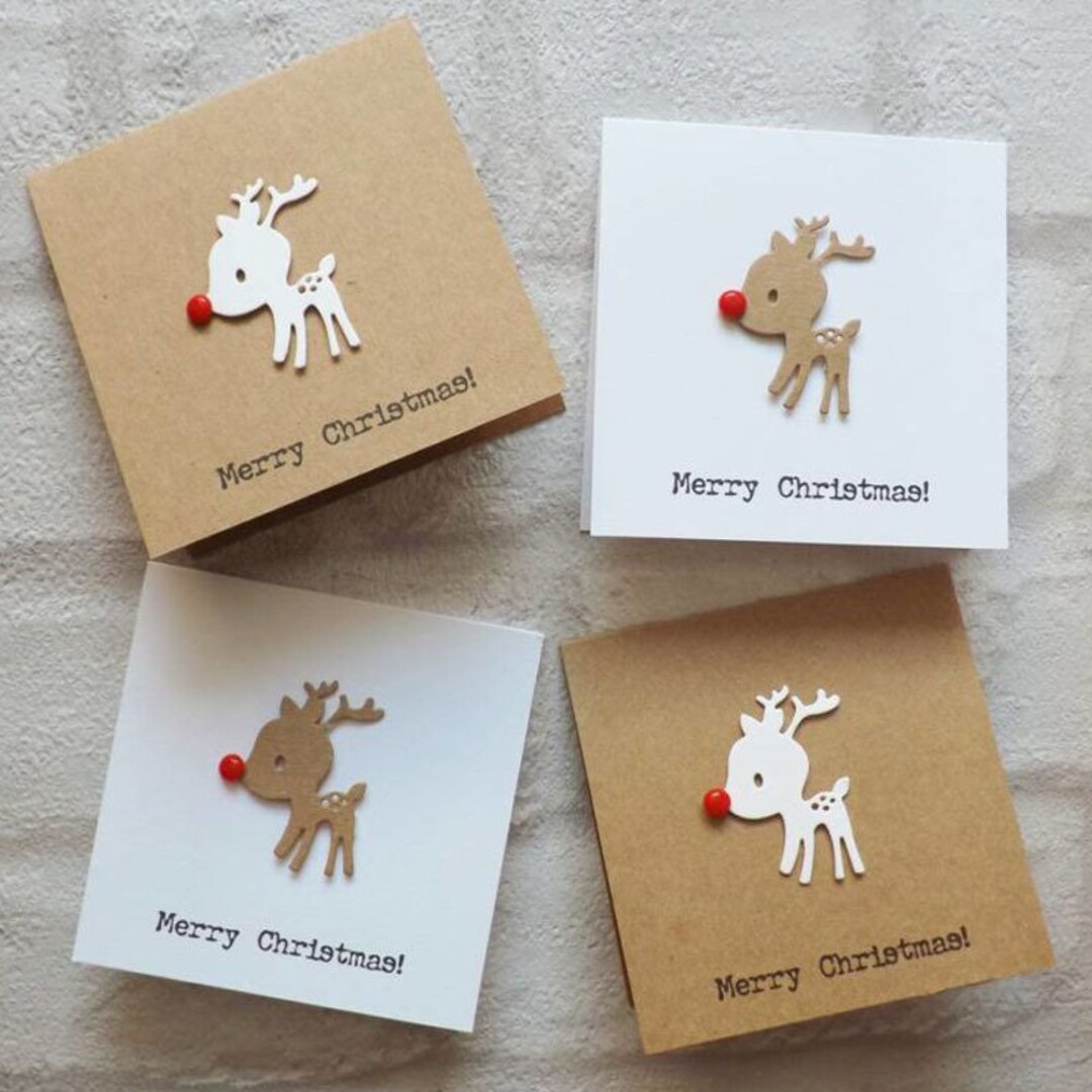 Mini Reindeer Christmas Deer Metal Die Stencil Cutting Die Carbon Steel ...