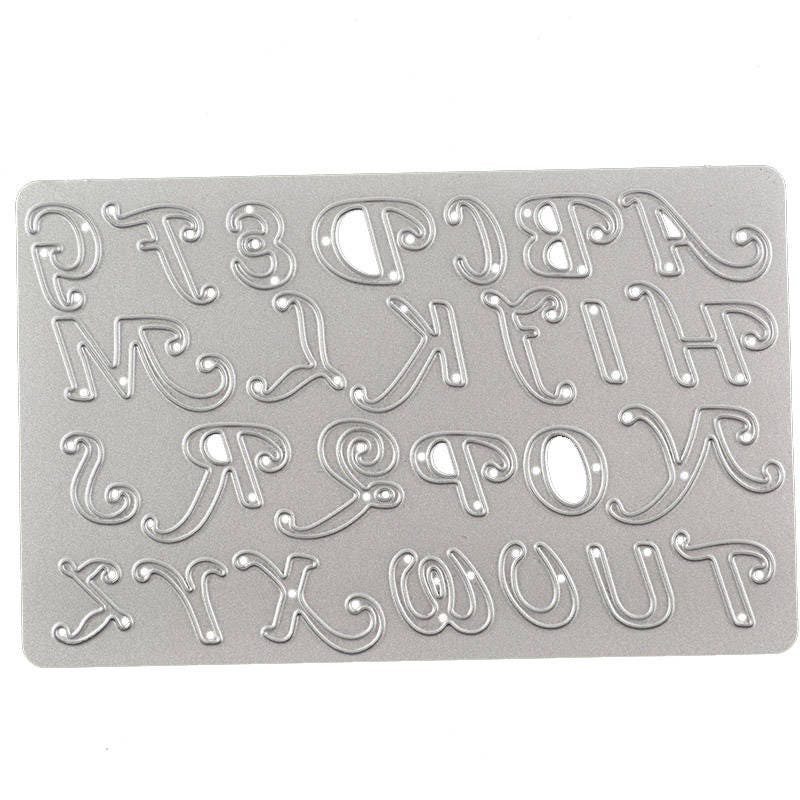 Alphabet Die Cut - Etsy