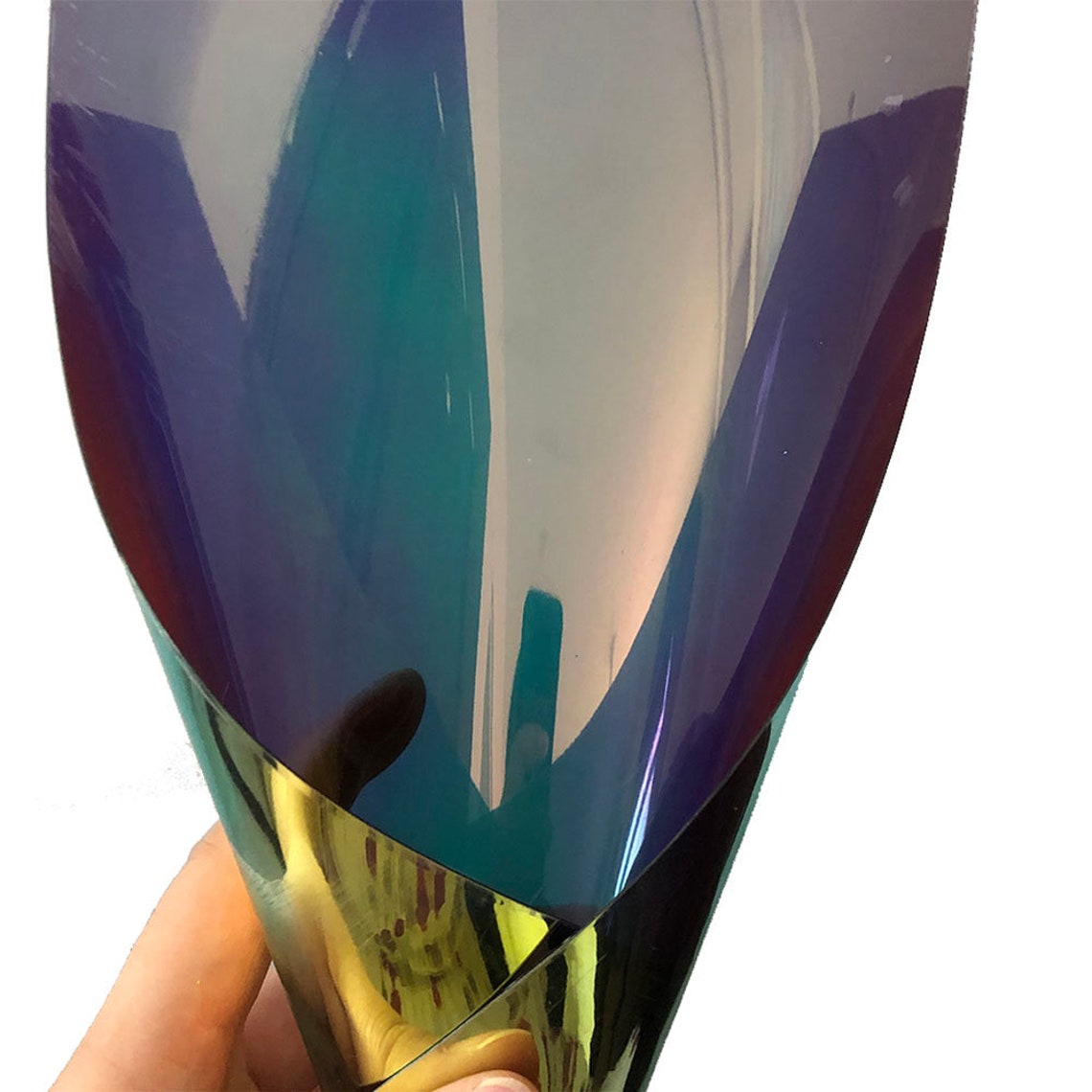 Transparent rainbow film PVC laser illusion film paper DIY | Etsy