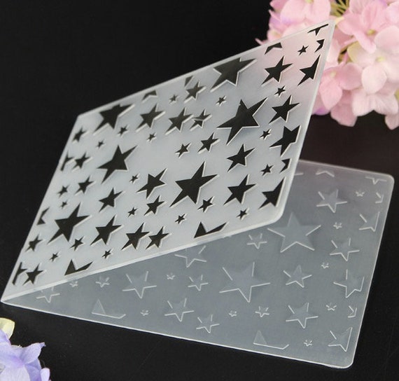 Star Background Embossing Folder for Card Making Stationary | Etsy
