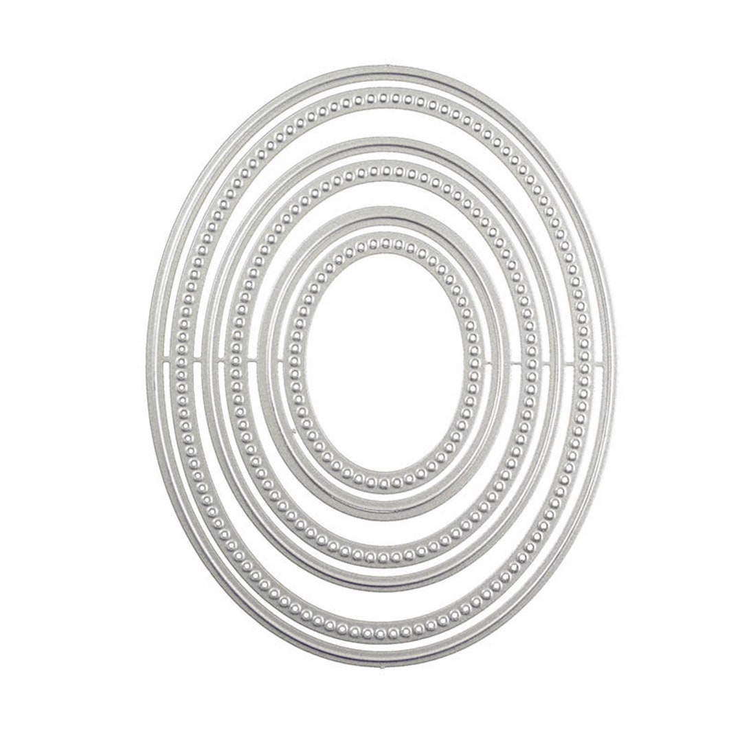 Ovals Metal Die Cut for DIY Scrapbooking Greeting Card Making Stencil ...