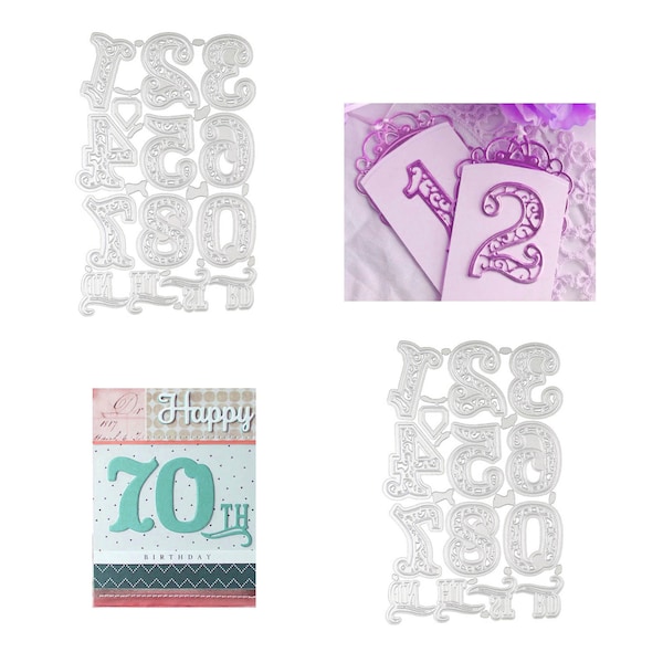 Hollow Numbers - Etsy