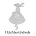 Graceful Lady Metal Die Cut| Metal Cutting Die| Scrapbooking Die-cut ...