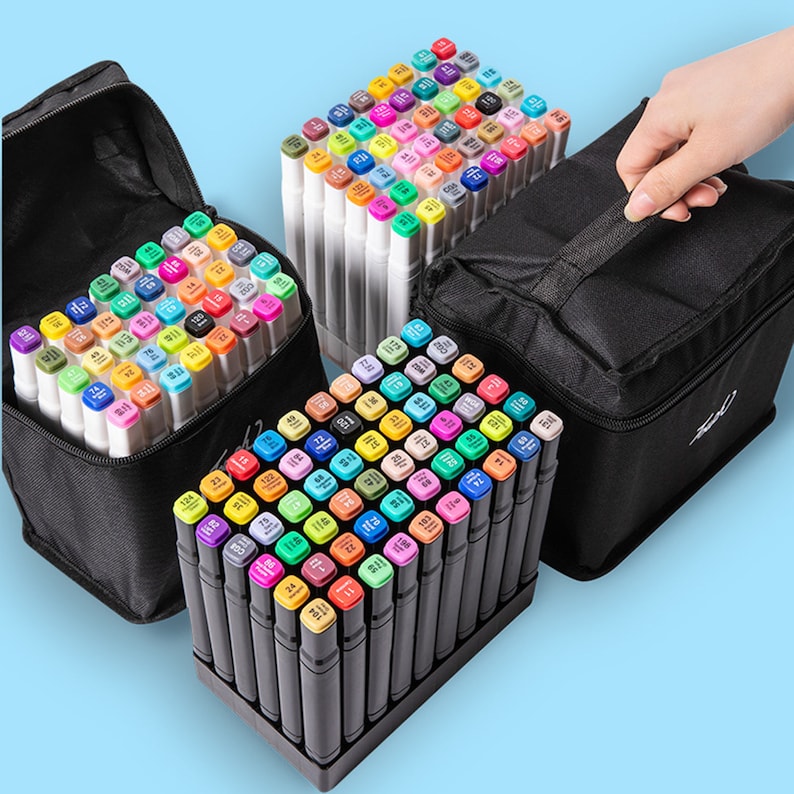 Dual Tip Alcohol Marker Set, Sketching, Drawing, Animation - Etsy
